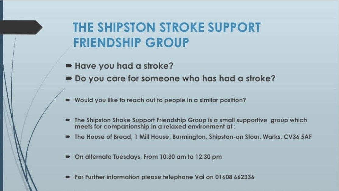 The Shipston Stroke Support Friendship Group | SHWP